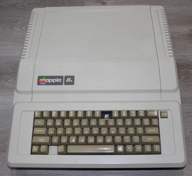 RARE VINTAGE APPLE IIe A2S2064 Computer Tested Read with Disk ...