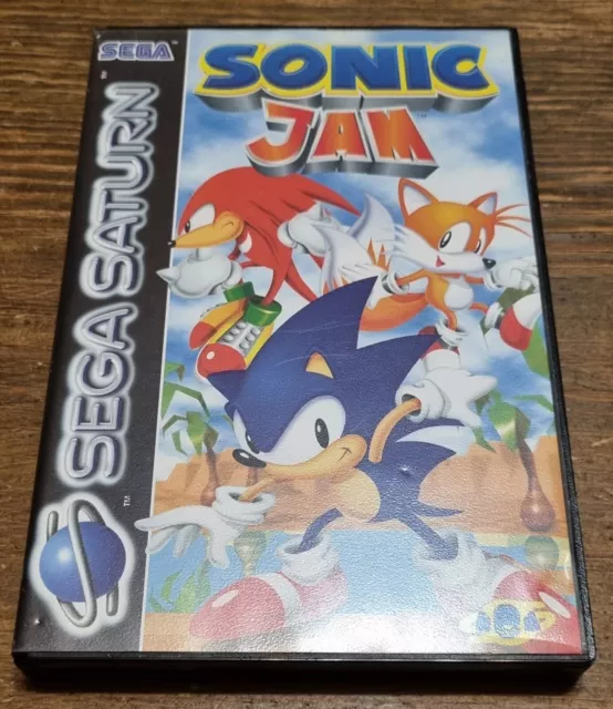 Sonic Jam Sega Saturn Game Complete European Pal Version Tested