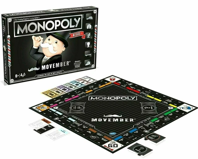 MONOPOLY MOVEMBER LIMITED Edition Board Game Brand New Sealed $34.00 ...