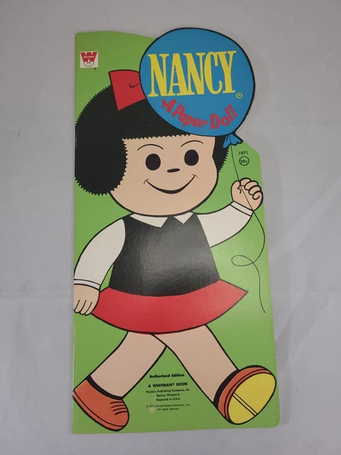 VINTAGE NANCY COMIC Strip A PAPER DOLL Whitman Book UNUSED/UNCUT 1971 £ ...