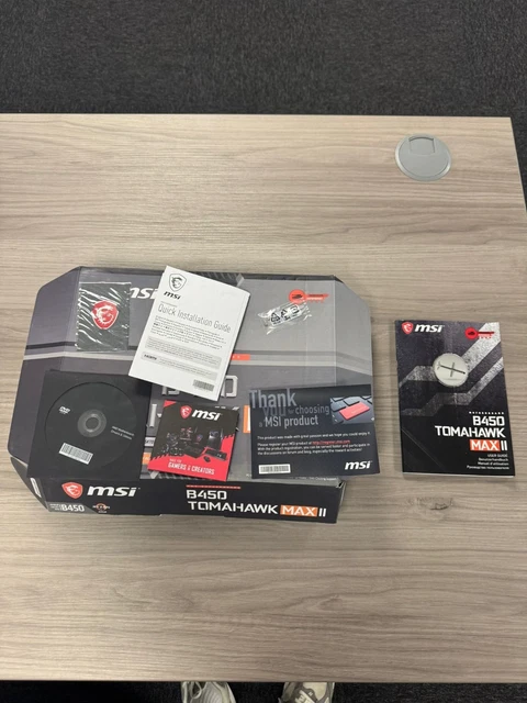 MSI B450 TOMAHAWK, AM4, Intel (7C02-014R) Motherboard (no io shield) £ ...