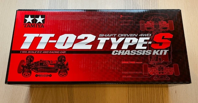 TAMIYA RC TT-02 Type-S Chassis Car Kit (58600) £135.00 - PicClick UK