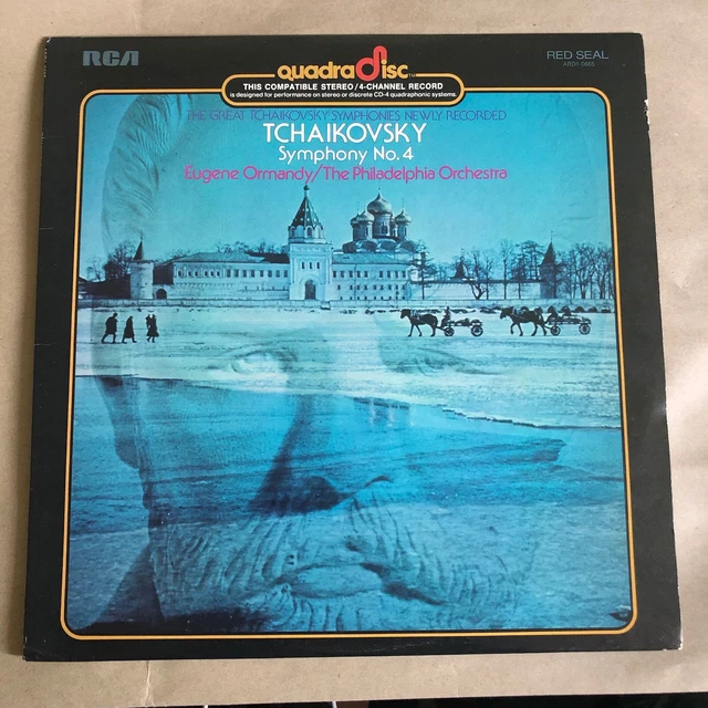 TCHAIKOVSKY SYMPHONY NO. 4 PHILADELPHIA ORCH / Ormandy ~ RCA Quadradisc NM EUR 18,44 - PicClick FR