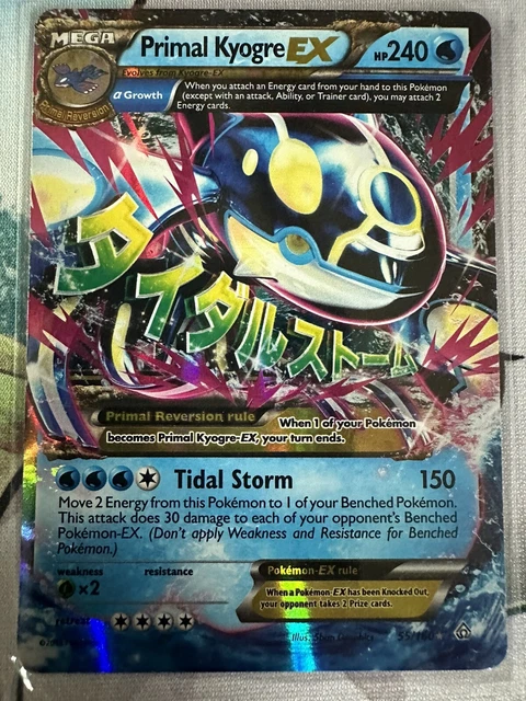 POKÉMON TCG PRIMAL Kyogre-EX Primal Clash 55/160 Holo Holo Rare EX EUR 8,58 - PicClick DE