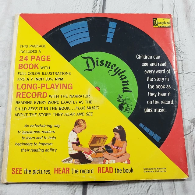 DISNEYLAND RECORD & Book Walt Disneys Story Of Mickey Mouse, Brave ...