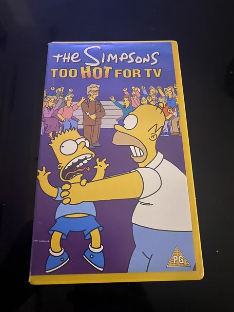 THE SIMPSONS VHS Video - Too Hot For Tv £1.99 - PicClick UK