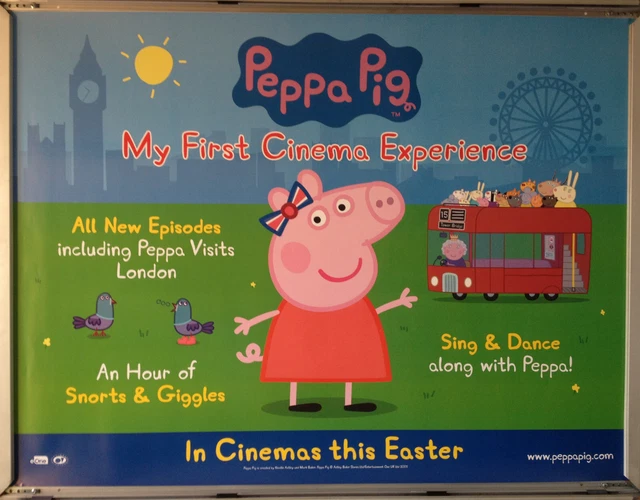 CINEMA POSTER: PEPPA PIG MY FIRST CINEMA EXPERIENCE 2017 (Quad) £8.95 ...