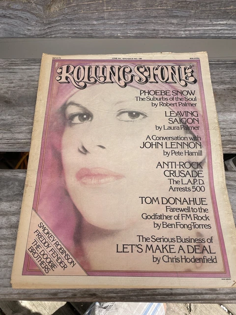 ROLLING STONE MAGAZINE #188 June 5, 1975 The Doobie Brothers Smokey ...