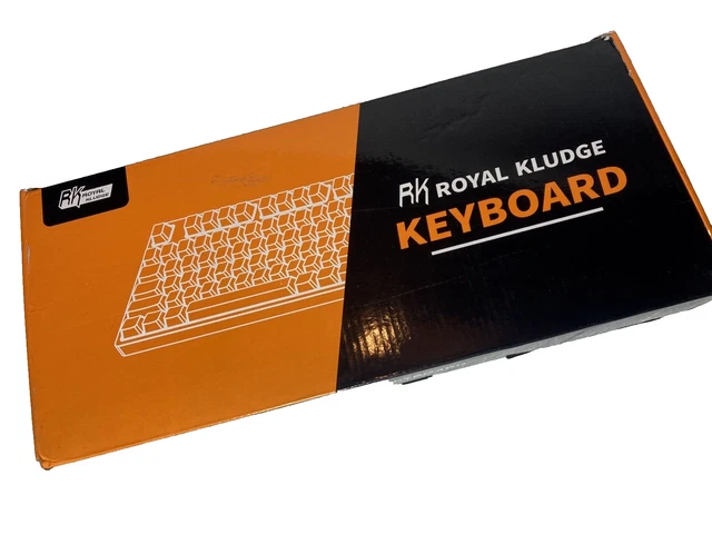 RK ROYAL KLUDGE RK SINK87G RGB Wireless Mechanical Keyboard White £47. ...