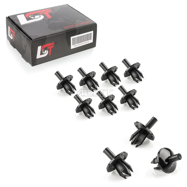 10X RIVETS À Expansion de Fixation Clips Phares Calandre pour Ford EUR ...