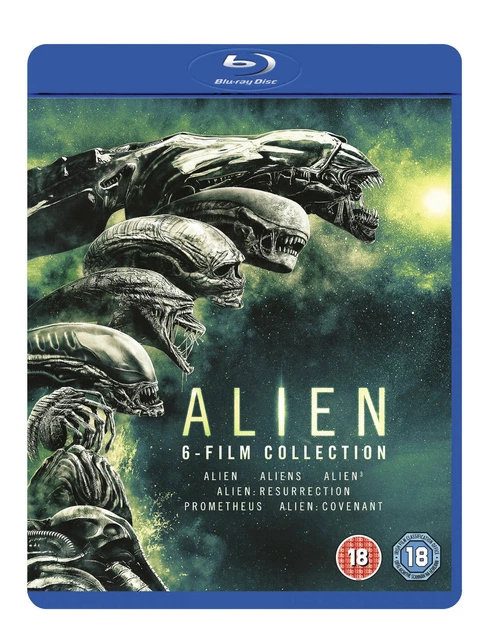 ALIEN: 6-FILM COLLECTION (Blu-ray) Benedict Wong Rafe Spall Michael ...