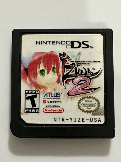 IZUNA 2: THE Unemployed Ninja Returns (Nintendo DS, 2008) - Autentico ...