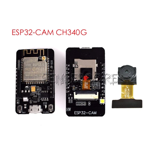 Carte De DÉveloppement Bluetooth Esp32 Cam Ch340g 5v Wifi Module