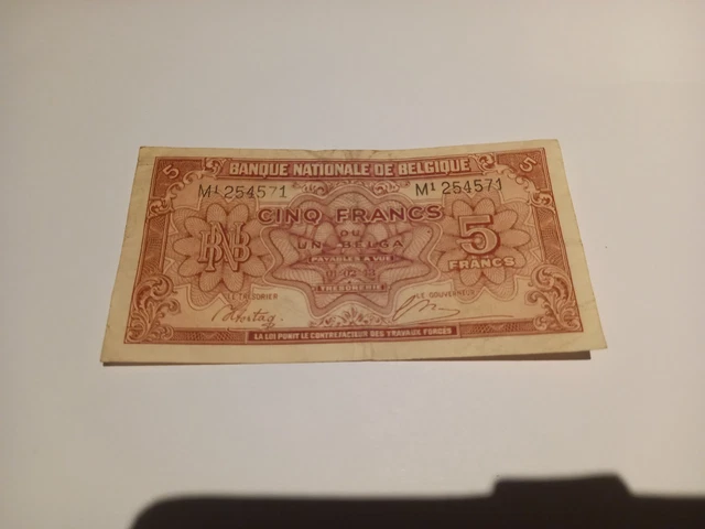 BELGIE OLD VINTAGE bank note old money . £9.99 - PicClick UK