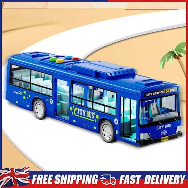 SCHOOL BUS TOY Openable Door Simulation Bus Model Toy Interactive for ...