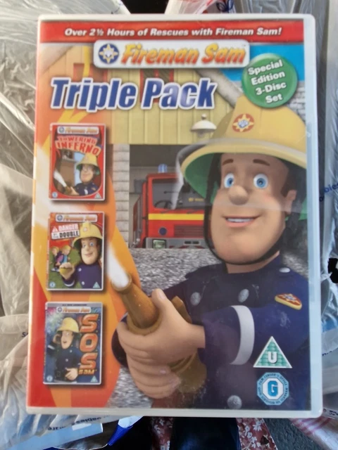 FIREMAN SAM CGI triple pack Towering Inferno Danger - DVD £1.89 ...