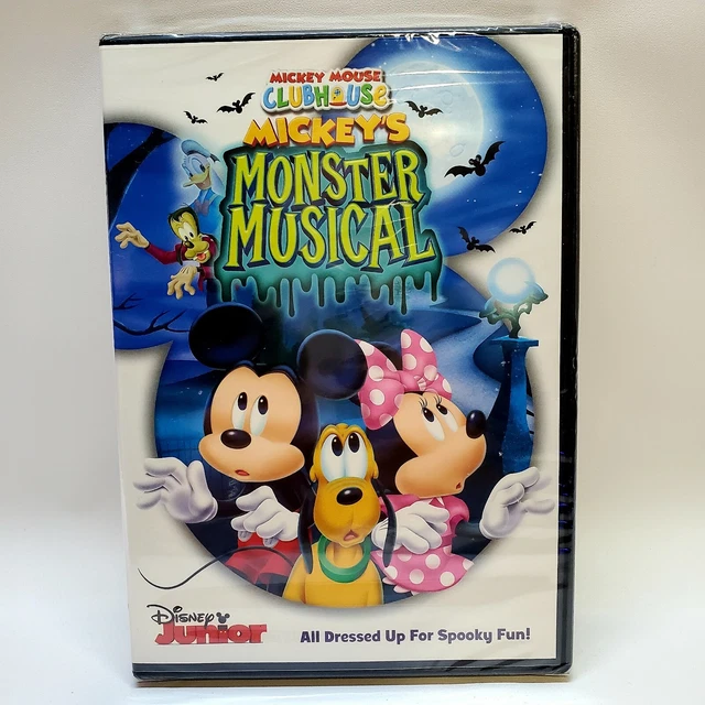 MICKEY MOUSE CLUBHOUSE DVD Monster Musical Disney Junior Kids Spooky ...