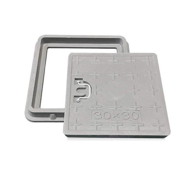 MANHOLE COVER & Frame with Handle Fiberglass Septic Tank Lid Sewer ...