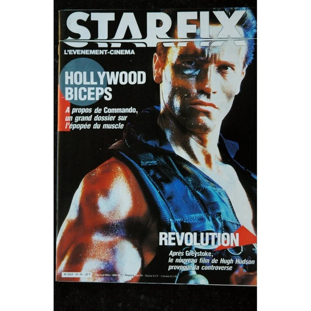 STARFIX 034 1986 Cover Arnold Schwarzenegger Commando Sylvester ...