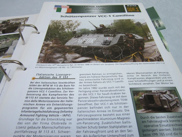 ARCHIV MILITÄRFAHRZEUGE LEICHTE Panzer 9.1 Schützenpanzer VCC1 ...