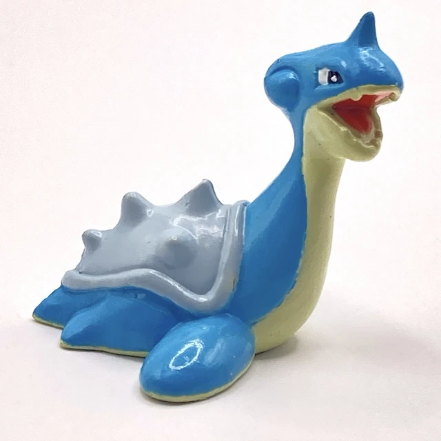 LAPRAS POKEMON VINTAGE Clear Mini Figurine Nintendo Full Color ...