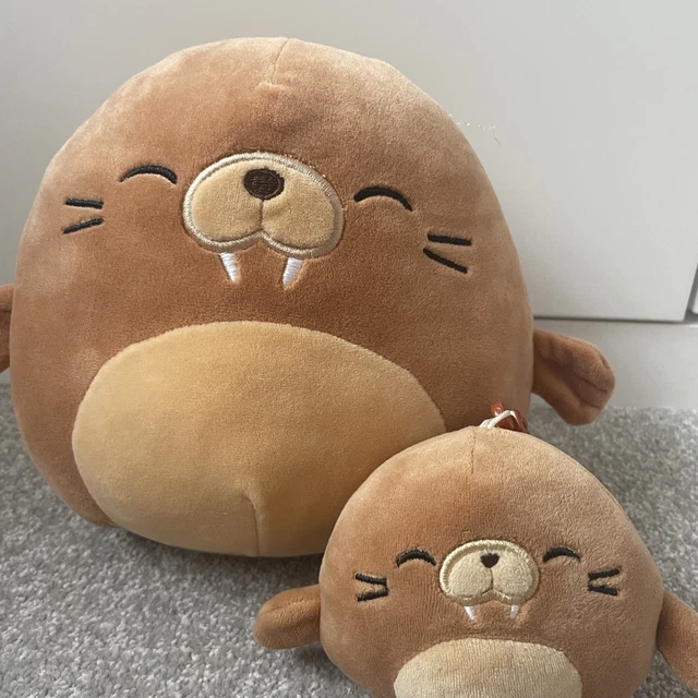 SQUISHMALLOW BRUCE THE Walrus 7" Kellytoy Collectable Cuddly Toy Plush ...