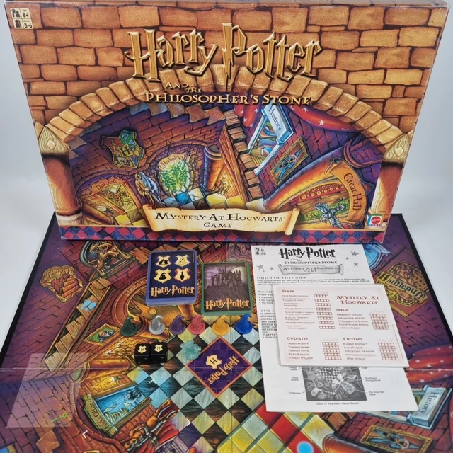 HARRY POTTER MYSTERY at Hogwarts Board Game Vintage Mattel 2001 ...