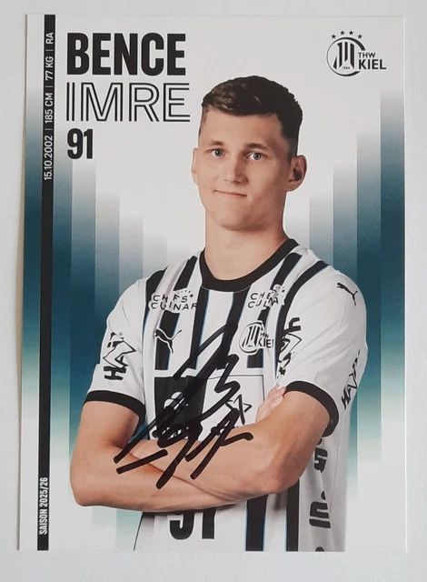 BENCE IMRE AUTOGRAMMKARTE Saison 2025/2026 THW Kiel EUR 3,99 - PicClick DE