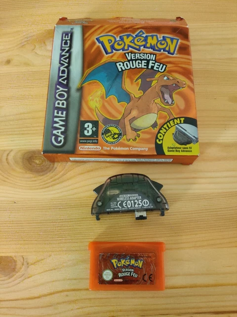 JEU POKEMON VERSION Rouge Feu FR Console Game Boy Advance Nintendo En ...