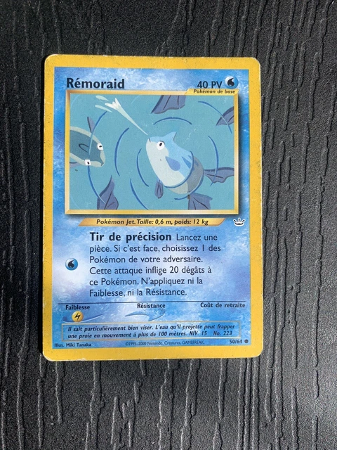 CARTE POKÉMON FR Rémoraid 50/64 Wizards Néo Révélation EUR 4,00 - PicClick FR