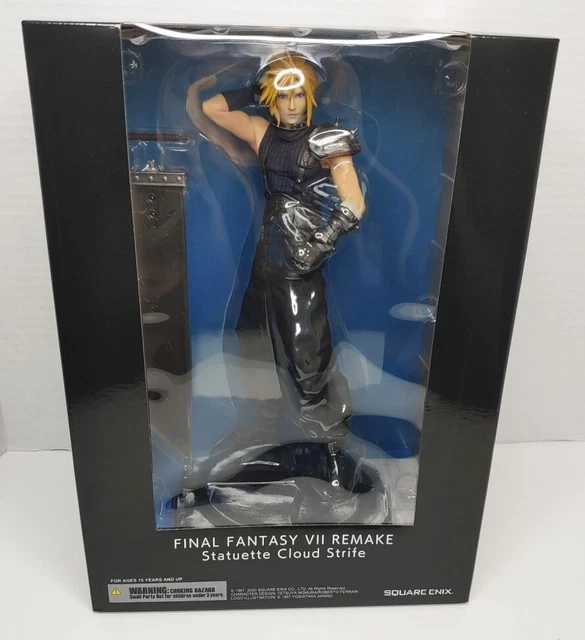 FINAL FANTASY VII Remake Cloud Strife Statuette Figure Statue PS4 9.4 ...