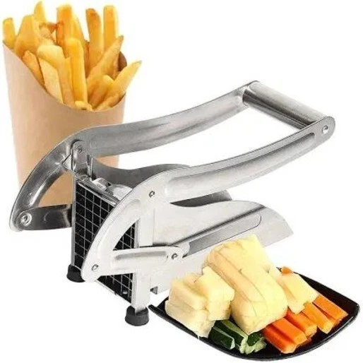 POTATO CHIPPER CHIP Chopper Cutter Slicer Maker Stainless Steel French ...