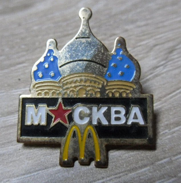 PIN'S ARTHUS BERTRAND Mc Donald's MOSCOU MOCKBA RUSSIE Mc Do Mac Donald ...