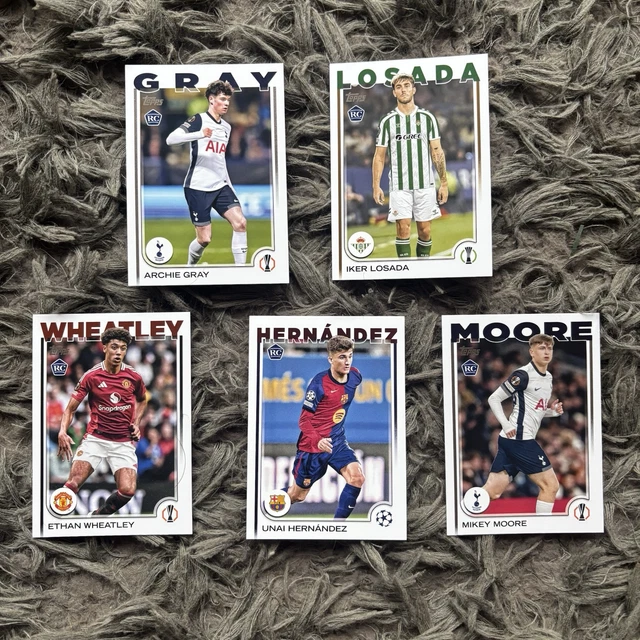 TOPPS UCC FLAGSHIP 24/25 - Rookie Cards Base Bundle X 5 £7.50 - PicClick UK