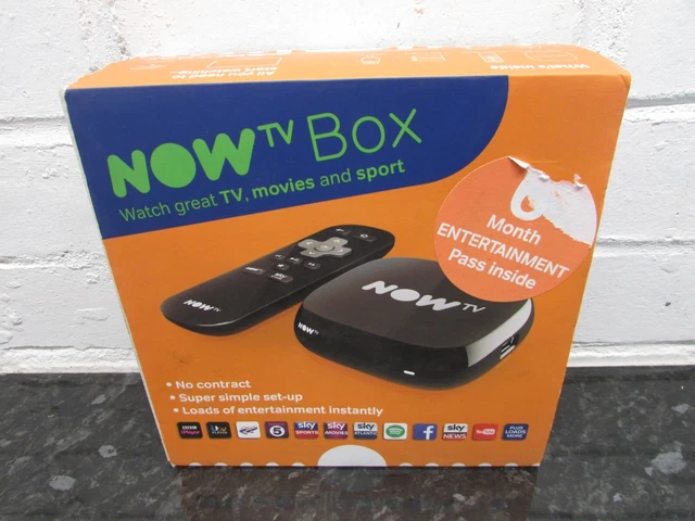 NOW TV BOX Black with Remote Control & Power Supply & HDMI - Model ...