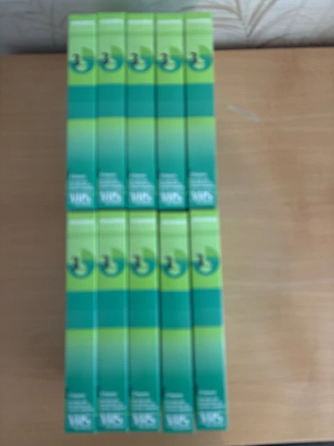 10 X USED recordable Woolworths VHS Video Tapes E-180 £14.24 - PicClick UK