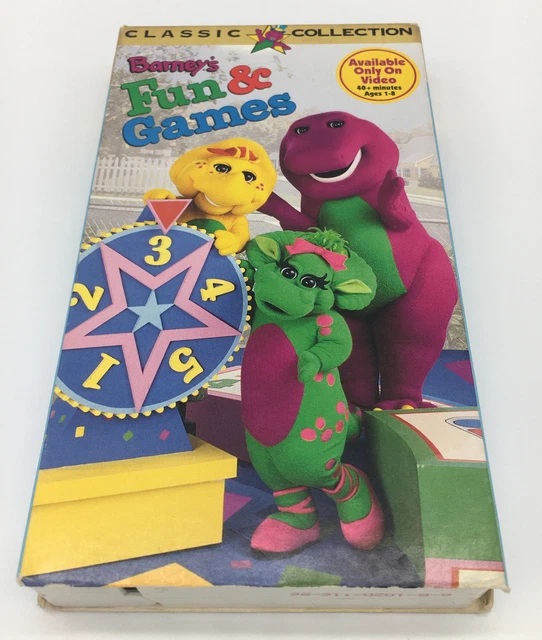 BARNEY - BARNEYS Fun and Games (VHS, 1996) £8.87 - PicClick UK
