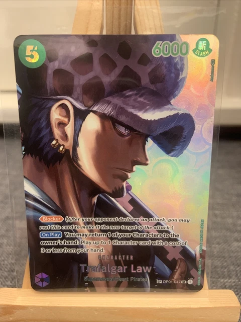 TRAFALGAR LAW - One Piece Card Game - Romance Dawn & OP04 SP Alt Art OP ...