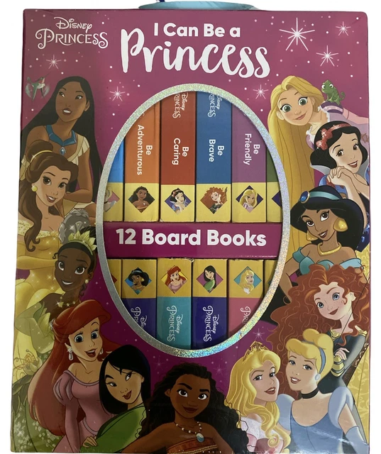 NEW DISNEY PRINCESS 12 Board Books I Can Be A Princess Collection Set ...