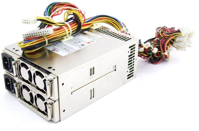 EMACS MRG-6500P REDUNDANT Hot Plug Server Power Supply 2x 500 Watt MRG ...