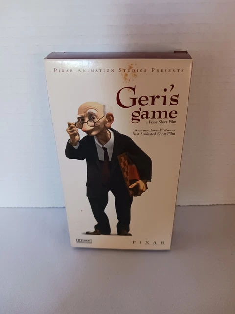 RARE HTF GERI'S Game VHS Tape / Pixar Short Film / A Bug's Life ...