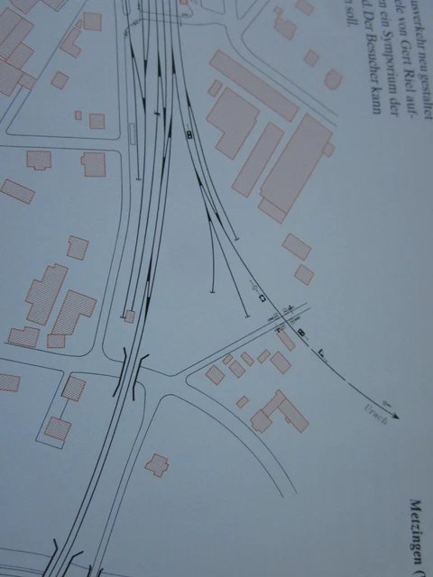 BAHNHOF MIT GLEISPLAN Metzingen Baden Württemberg 4S EUR 5,06 - PicClick DE