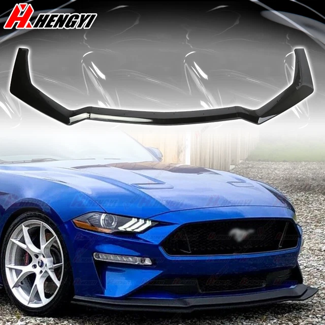 BLACK GT STYLE Front Splitter Body Kit Spoiler Lip For 2018-2020 Ford ...