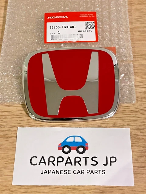 HONDA GENUINE CIVIC Type R FK8 17-20 Front Red Emblem Badge 75700-TGH ...