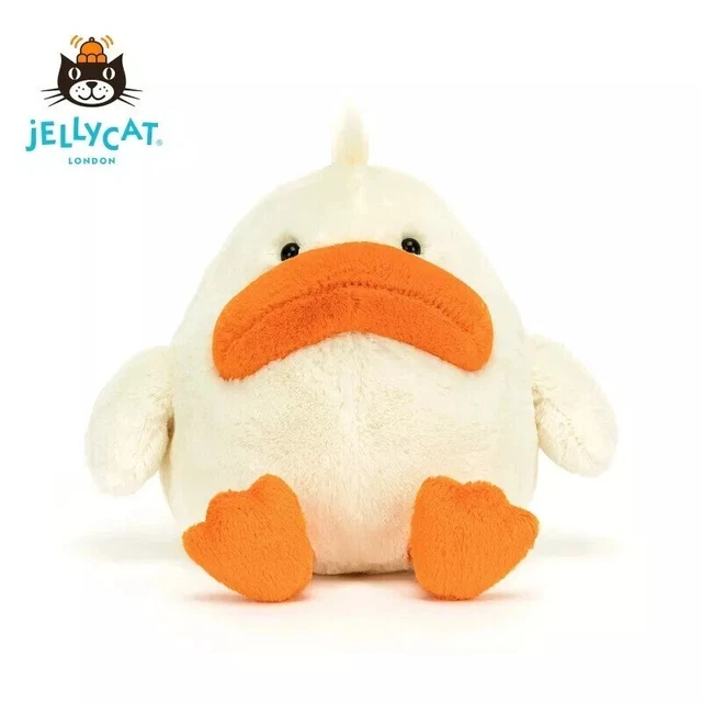JELLYCAT CUTE GRUMPY Delia Duck ,23cm Doll Toy Soft Plush Brand New ...