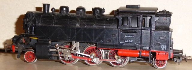 PIKO H0 DAMPFLOK BR 64 282 der DR Epoche 3 gebraucht, Licht, mit ...