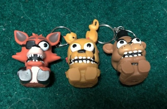 FUNKO FNAF FIVE Nights at Freddy's Squeeze Key Chains Keychain Lot of 3 ...