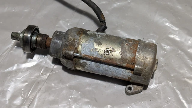 GENUINE YAMAHA XS500 1975 -80 Starter Motor With Extension Shaft ...