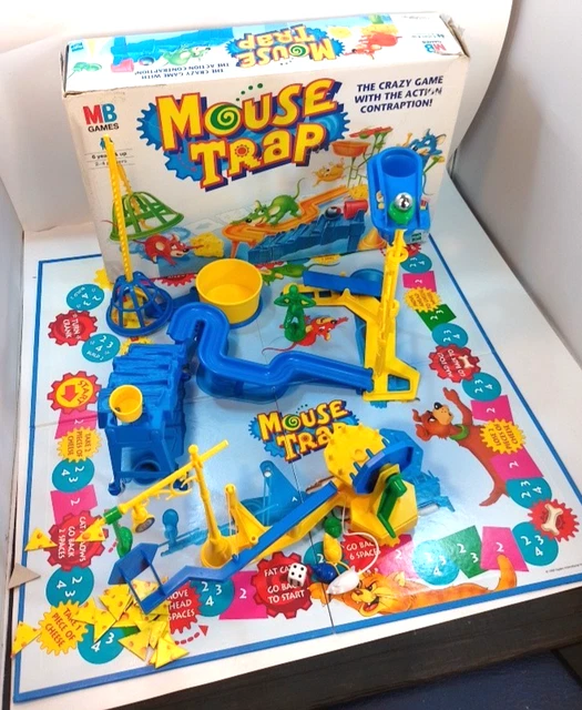 VINTAGE MOUSE TRAP 1999 , MB Games Hasbro Missing Green Ball £7.99 ...