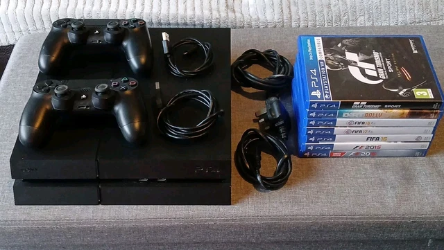 SONY PLAYSTATION 4 500 GB 2015 Home Console - Jet Black bundle 7 games ...